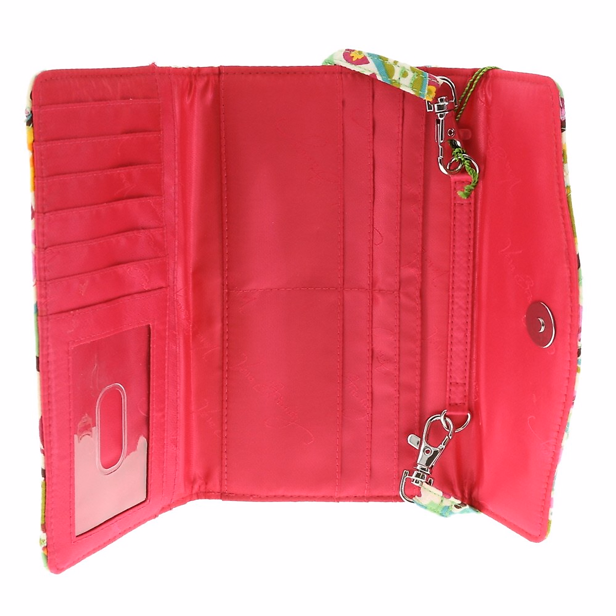 Vera Bradley Crossbody/Shoulder Strap Wallet Handbag/Clutch in Tutti Frutti