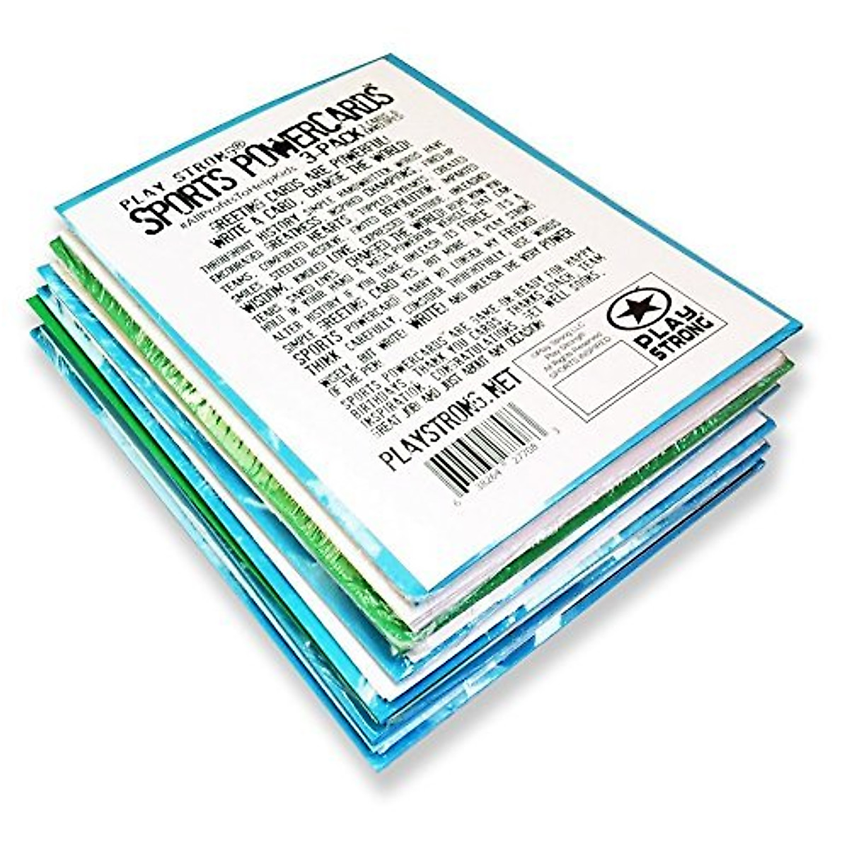 Play Strong Snowboard Birthday Card 1-Pack (5x7) Power Player Illustrated Sports Birthday Cards Greeting Cards- Awesome for Snowboarders, Coaches and Fans Birthdays, Gifts and Parties!