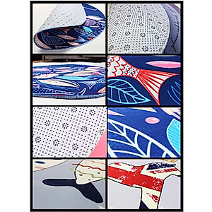 The Magic Circle Pattern Round Carpet Floor Mats Yoga Cushion for Playroom/Cloakroom, E-01