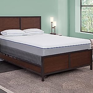 Dream Serenity Eco Style Premium Selection 10-inch Memory Foam Mattress, Queen, with 2 Queen Pillows, White