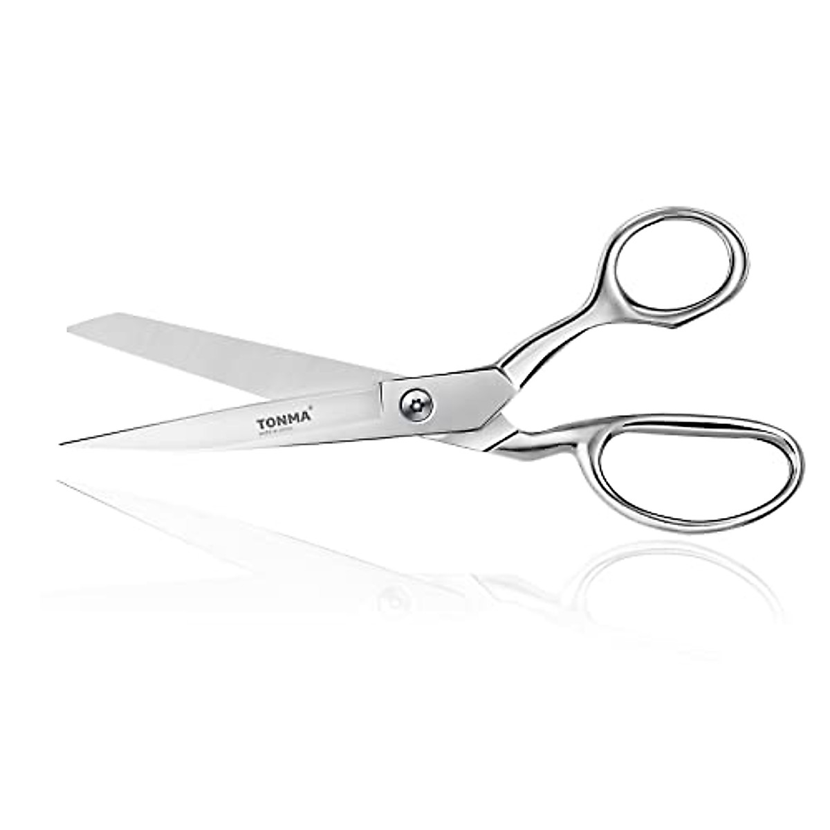 TONMA Sewing Scissors [Made in Japan] 9 Inch Professional Fabric Scissors, Industrial Japanese Solid Stainless Steel Dressmaker Tailor Shears, Ideal for Cutting Fabric Cloth Denim Leather