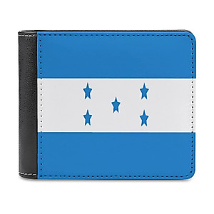 Buonota Honduras Flag 2023 new men's short bi-fold wallet