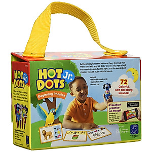 Educational Insights Hot Dots Jr. Beginning Phonics Card Set