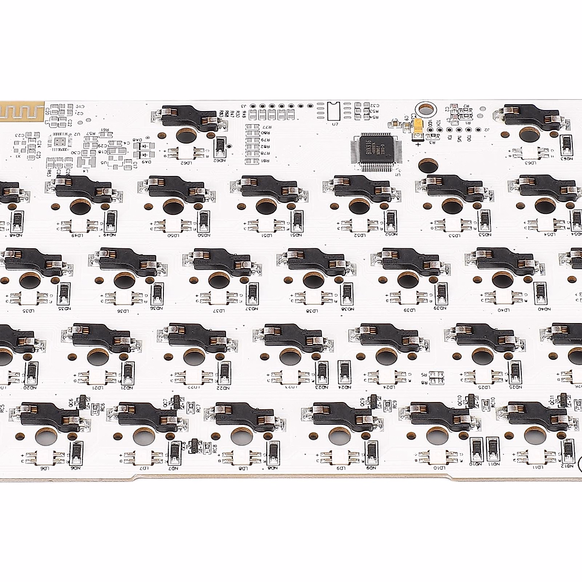 Pomya DIY Mechanical Keyboard Kit, 67 Keys Modular Mechanical Keyboard, Wired Switch Hot Swap RGB Backlit Support 5pin 3pin Switch Gaming Keyboard(Black)