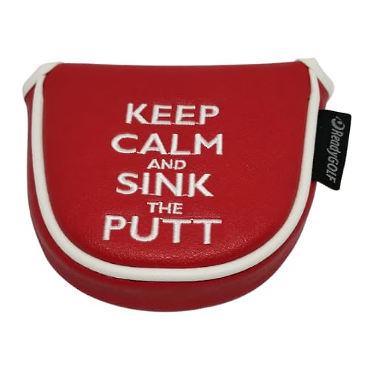 ReadyGOLF Keep Calm & Sink The Putt Embroidered Putter Cover - Mallet
