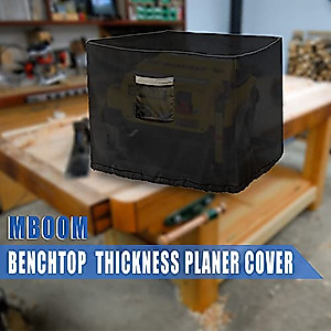 MBOOM Portable Planer Dust Cover - Protective Shield Against Sawdust & Wood Chippings,27x24x19 inch