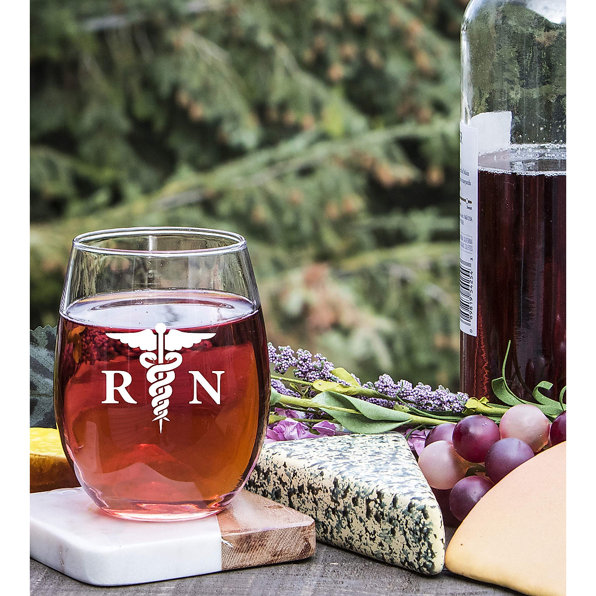 Funny Bone Products Nurse Gifts For Women RN – Good Day, Bad Day, Don’t Ask Novelty Wine Glass 15 OZ – Funny Gifts For Nurses, For Women, For Men, RN Nursing Gifts, CoWorker Gift, Nursing Students