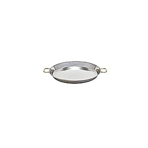 Garcima 22-Inch Stainless Steel Paella Pan, 55cm