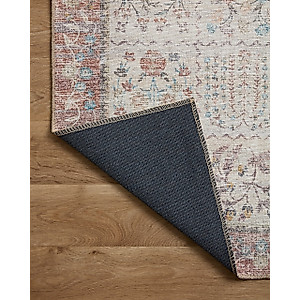 Loloi Rifle Paper Co. Maison Collection MAO-08 Cream 2'-6" x 12'-0", .19" Pile Height, Runner Rug