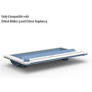 Rancovy Vinyl Roll Holder with Built in Trimmer for Cricut Maker 3 and Cricut Explore 3