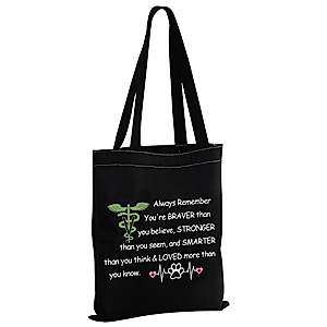 MBMSO Vet Tech Gifts Veterinarian Tote Bag Vet Assistant Gifts Veterinary Student Gifts Reusable Canvas Shopping Grocery Bag