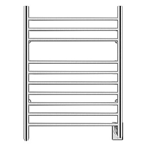HEATGENE Towel Warmer Wall-Mounted Hardwired Heated Towel Rack Hot Towel Bar Brushed
