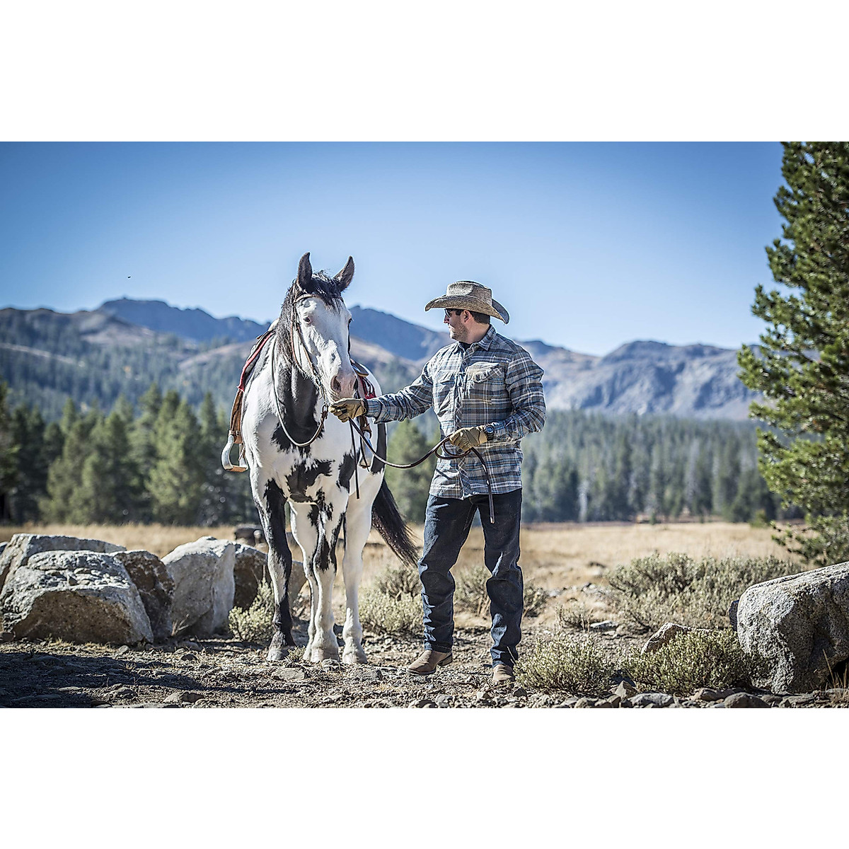 Helikon-Tex Greyman Tactical Pants for Men - Ripstop Mens Pants - Lightweight for Outdoors, Hiking, Law Enforcement, Work Pants, Dark Blue Denim Mid Waist 38 Length 32