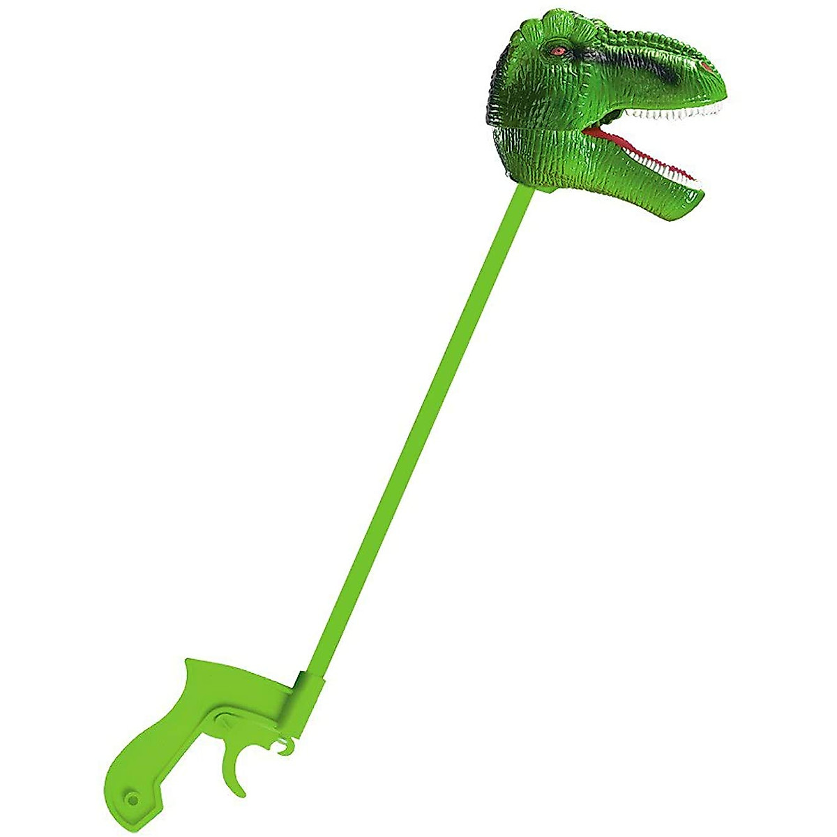Safari Ltd. Green T-Rex Snapper - 18" Dinosaur Grabber Toy for Boys, Girls, and Kids Age 3+