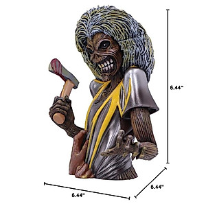 Nemesis Now Officially Licensed Iron Maiden Killers Bust Box (Small) Yellow, 16.5cm