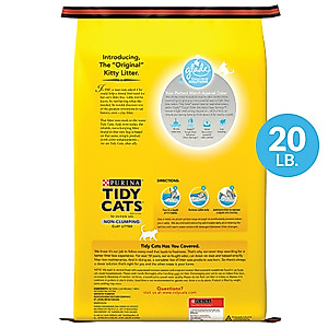 Purina Tidy Cats Non Clumping Cat Litter, Glade Clear Springs Multi Cat Litter - 20 lb. Bag