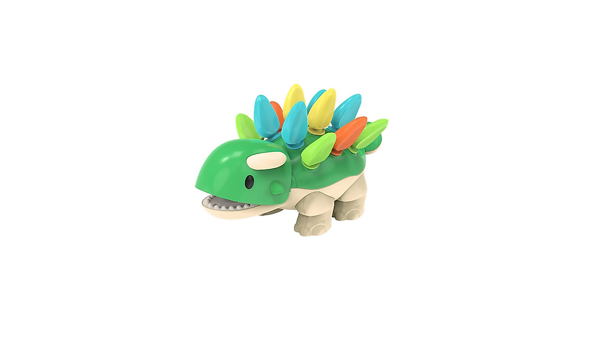 CORNICIONE Dinosaur Plugging Toy for Kids - Develop Hand-Eye Skills