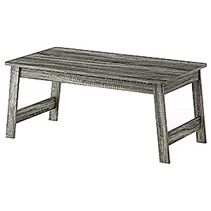 Furinno Beginning Coffee Table, French Oak Grey , 19.45D x 35.59W x 15.63H in