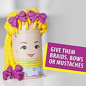 Play-Doh Buzz 'n Cut Fuzzy Pumper Barber Shop Toy with Electric Buzzer and 5 Non-Toxic Play-Doh Colors, 2-Ounce Cans (Amazon Exclusive)