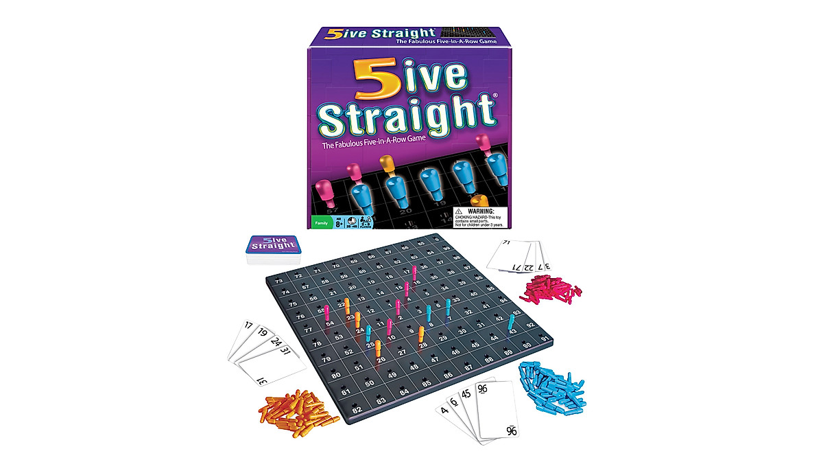 5ive Straight Board Game - Family Fun for All