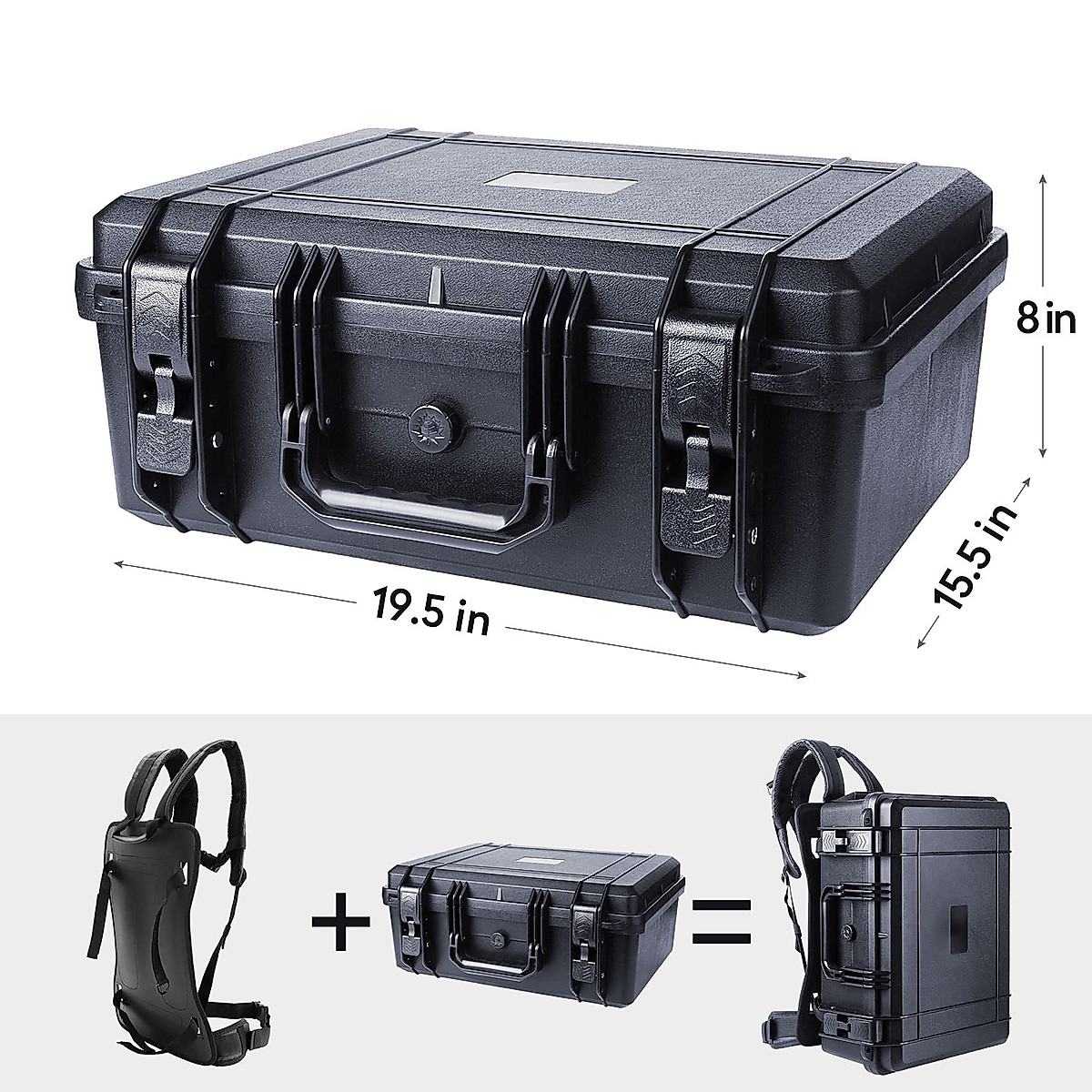 KANG YU Hard Shell Travel Carrying Case bag Compatible with Xbox Series X Games Accessories with Removable ergonomic strap Anti-fall shockproof Waterproof backpack