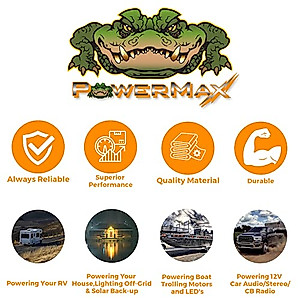 PowerMax POWER CONVERTER - PM3 -15 12 VOLT DC 15 AMP Converter - 3 STAGE Automatic Smart Battery Charger | 13.2V DC, 13.6V DC, 14.4V DC