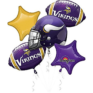 Anagram BOUQUET VIKINGS, One size, Multicolor,3142501