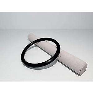 Obsidian Gemstone Fusion Crystal Singing Bowl D Sacral Chakra 10 inch with Free Rubber Mallet O ring Suede Striker