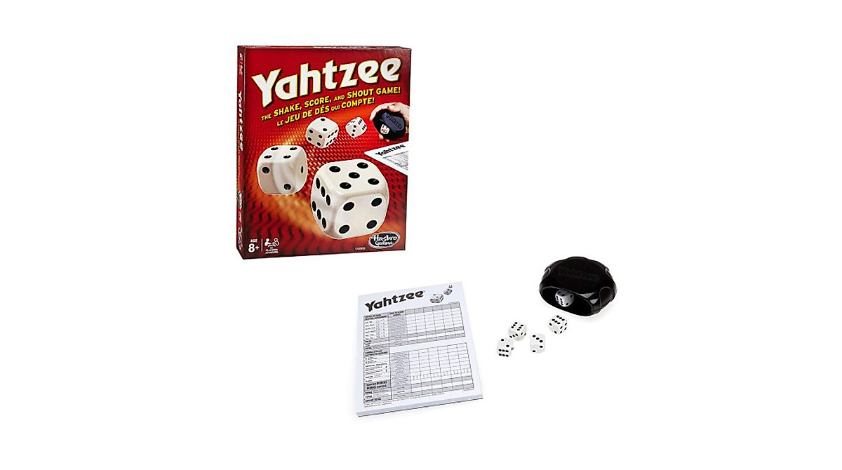 Yahtzee Board Game Bundle with Score Pads | PTP Black Edition