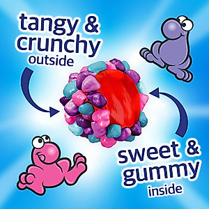 Bundle of Nerds Gummy Clusters Candy, Rainbow, Very Berry, Resealable 8 Ounce Bags (Pack of 2)