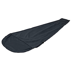 ALPS Mountaineering Brushed Polyester Mummy Sleeping Bag Liner - Charcoal