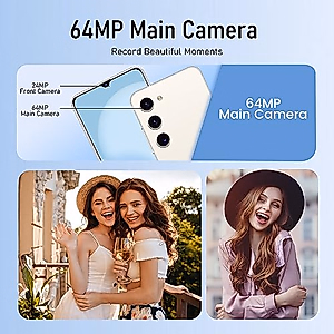 ExAchat C23 Android 13 Phone Unlocked, 7.2" FHD+ Display Octa Core 6GB+256GB 4G/5G Smartphone 108 MP Camera 5800mAh Dual SIM Cell Phones Unlocked/GPS/Fingerprint Unlock/Face ID