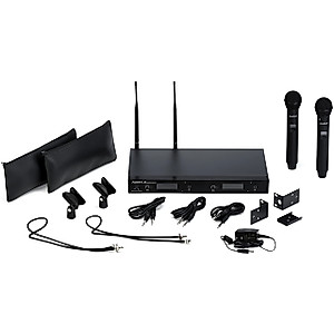 AUDIX AP42 OM2 Dual Handheld Wireless Microphone System for Musical Performances and Public Speaking - B Band
