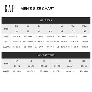 GAP Mens Logo T-Shirt in Slub T Shirt, True Black, X-Large US