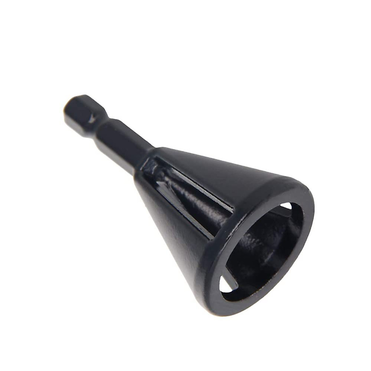 Utoolmart Deburring External Chamfer Tool Drill Bit Remove Repair Tool Hex Shank, High Manganese Steel Black