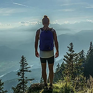 Casual Backpack Lightweight School Bookbag, Travel & Workbook bag for Men Women Student (Blue)