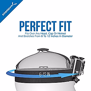 SABRENT GoPro Head Strap Camera Mount [Compatible with All GoPro Cameras] (GP-HDST)