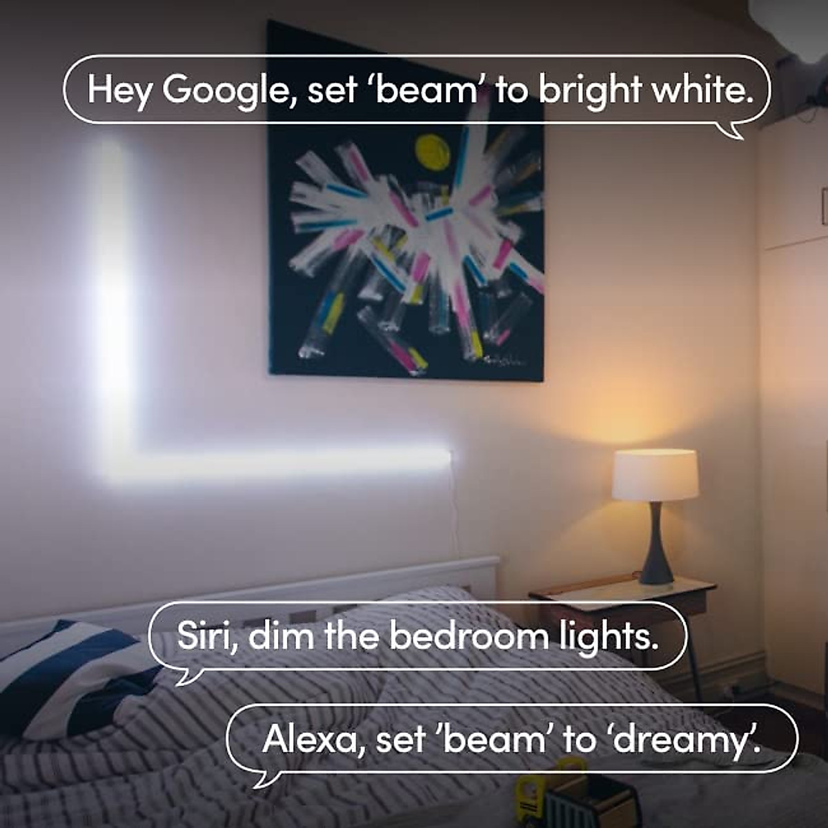 LIFX Beam Smart Light Bar 6 Piece Kit (L3BEAMKITUS), Multicolor, 1 Count, 33 Watts