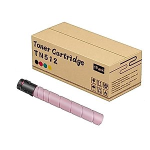 RIOMAN Toner Cartridge Compatible Replacement for Konica Minolta TN512 to Use with Bizhub C554E C454E C308 C368 C360 C258 Toner Printer Magenta
