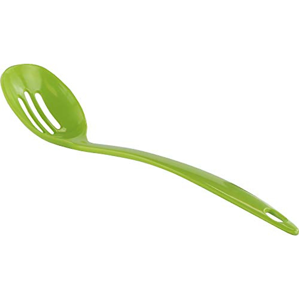 Reston Lloyd Melamine Slotted Spoon Kitchen Utensil, Premium Quality Utensil with Heat Resistant Ergonomic Handle, Durable BPA-Free Plastic, 11.5 inch long, Set of 6,