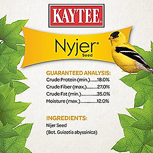 Kaytee Nyjer Wild Bird Food Seed, 5 Pound