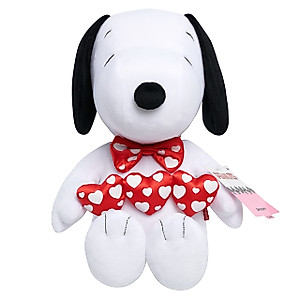 Just Play Peanuts Valentine’s Large Plush Snoopy Stuffed Animal, Kids Toys for Ages 3 Up
