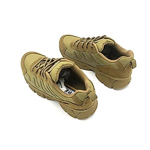 TaihuaXin Outdoor Low-top Hiking Shoes, Tactical Combat Boots, Training Shoes, Men's Outdoor Hiking Shoes (Brown, US Footwear Size System, Adult, Men, Numeric, Medium, 8.5)