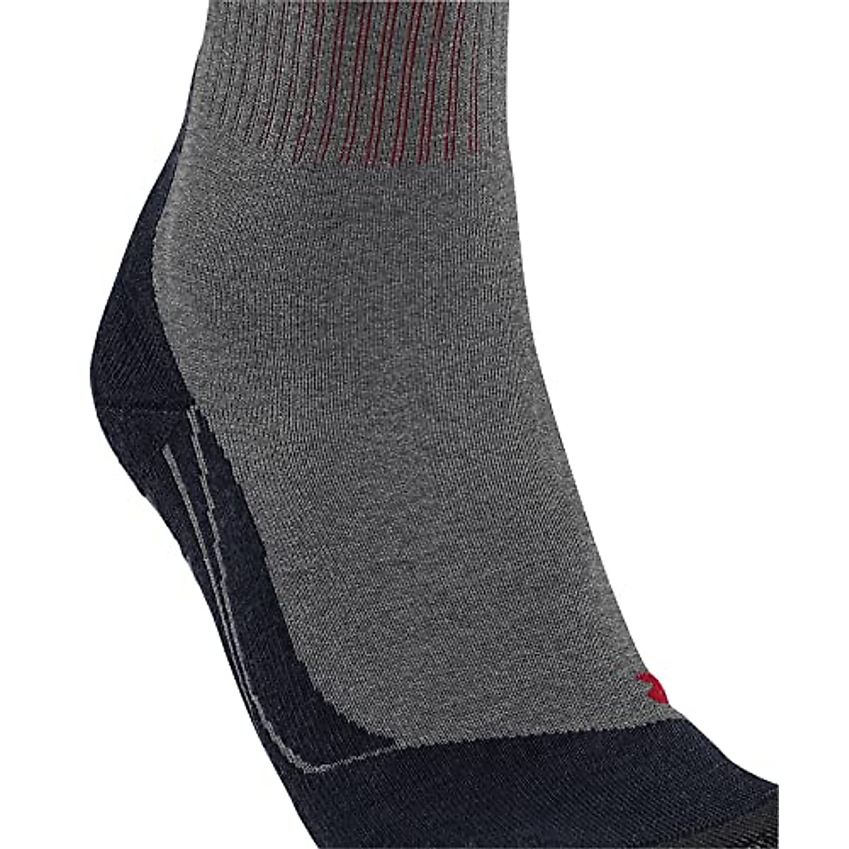 FALKE Men's Standard TK2 M SO, Grey (Lightgrey/Red 3408), 12.5-13.5