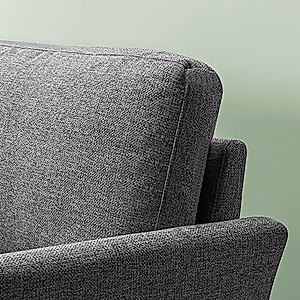 ZINUS Jackie Sofa Couch / Easy, Tool-Free Assembly, Soft Grey