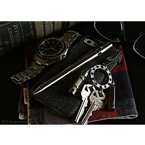 UFO-MS Mothership Titanium Keychain Organizer for Everyday Carry Keyring Customization, Key Organizer, Holder, Pocket Key Chain, Keeper, Compact, 12 Holes