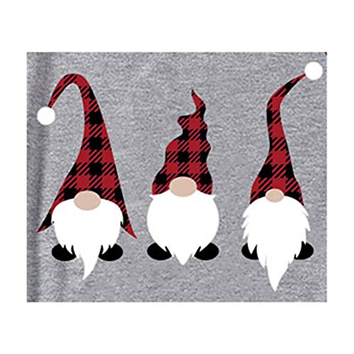 T&Twenties Women's Christmas Gnome Shirt Cute Raglan Baseball Gnome T Shirts Christmas Short Sleeve Long Sleeve 3/4 Tees