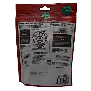 Simple Rewards Small Animal Treats 3 Flavor Variety Bundle (1) Each: Freeze Dried Strawberry, Baked Peppermint, Baked Carrot Dill, .5-2 Ounces