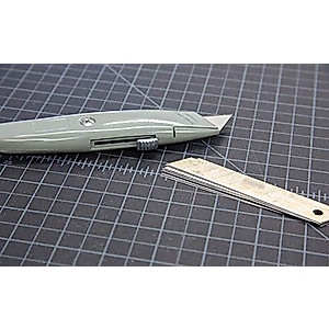 BAZIC Utility Knife Box Cutter, Multipurpose Heavy Duty Retractable Blade for Cartons Cardboard, Boxes Office Home, 1-Pack