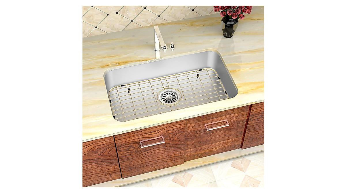 Lonsince Gold Sink Protector - Stainless Steel Kitchen Sink Grid
